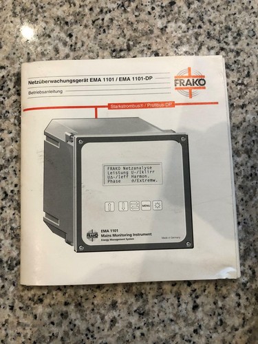 Frako EMA 1101 EMA1101 Netzüberwachung Leistungsmessgerät Mains ...