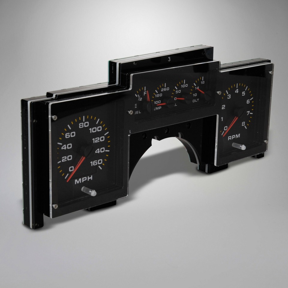 1984-1989 Corvette C4 3D Analog Gauge Cluster Panel | eBay