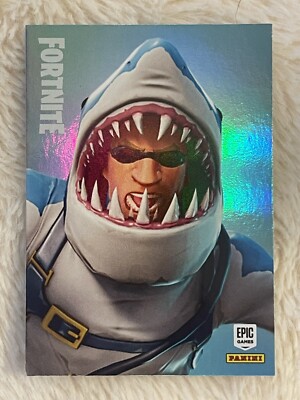 PANINI CARD FORTNITE SERIES 1 2019 LEGENDARY MINT #255 CHOMP SR. HOLO ...