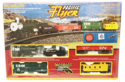 HO Scale Bachmann 692 Union Pacific UP Pacific Flyer Train Set w/Steel ...