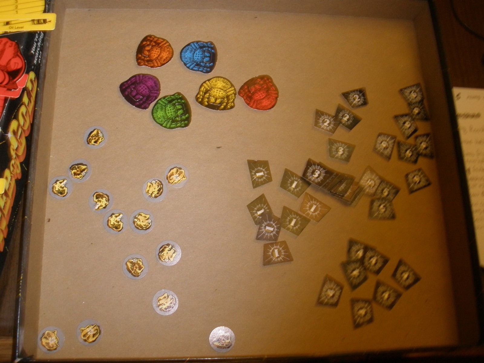 WEB OF GOLD, 1989 TSR, adventure game RARE Out of Print (missing 1 ...