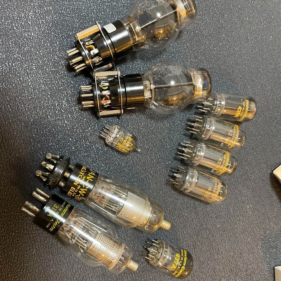 Western Electric 437A 367A 429A 310A 5847 Vacuum Tube Set Rare | eBay