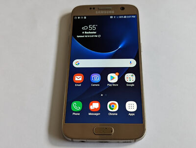 Samsung Galaxy S7 SM-G930V 32GB Gold Platinum Verizon Android ...