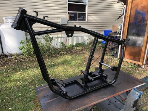 NEW KRAFT TECH SWINGARM FRAME HARLEY FX/FL FXE FLH SHOVELHEAD BIG TWIN ...