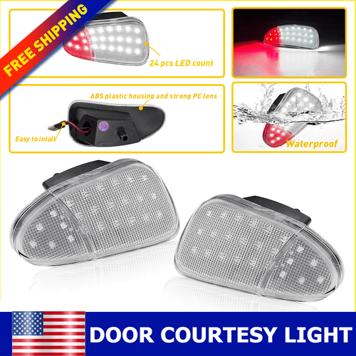2* LED Door Courtesy Light Lamp Fits Ford F-150 1997-2003 & Ford F-250 ...