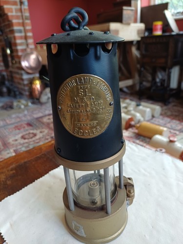 Vintage Type Sl Protector Miners Lamp 13" Tall Inc Handle | eBay UK