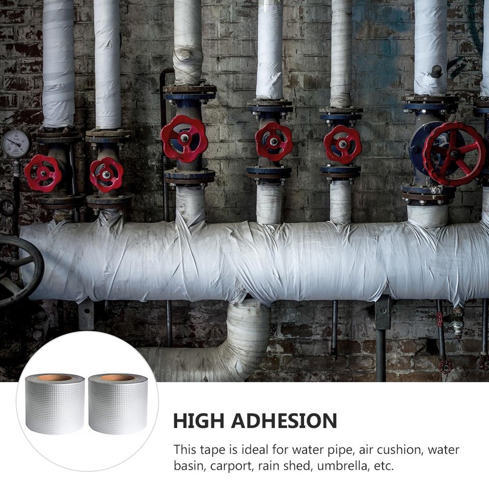 2 Pcs Water Pipe Connection Sealing Tape Butyl Sealant Leakage Repair ...