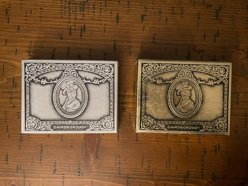2 Vintage Gainsborough Playing Cards Double Set Poker Cards - Complete ...