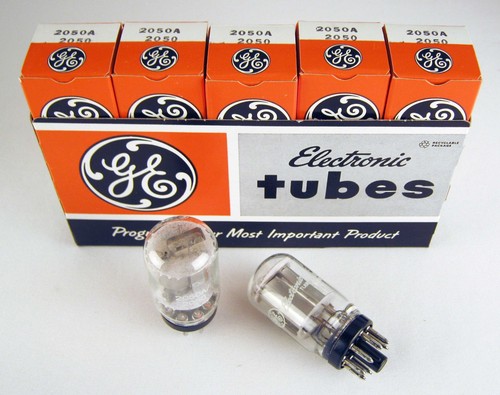 5 Pcs NOS GE 2050A / 2050 audio radio Jukebox Tubes NIB | eBay