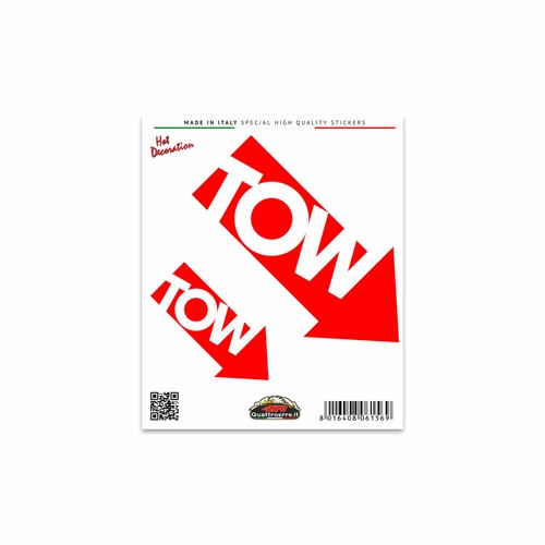 Standard Stickers Tow 10 X 12 Cm | eBay