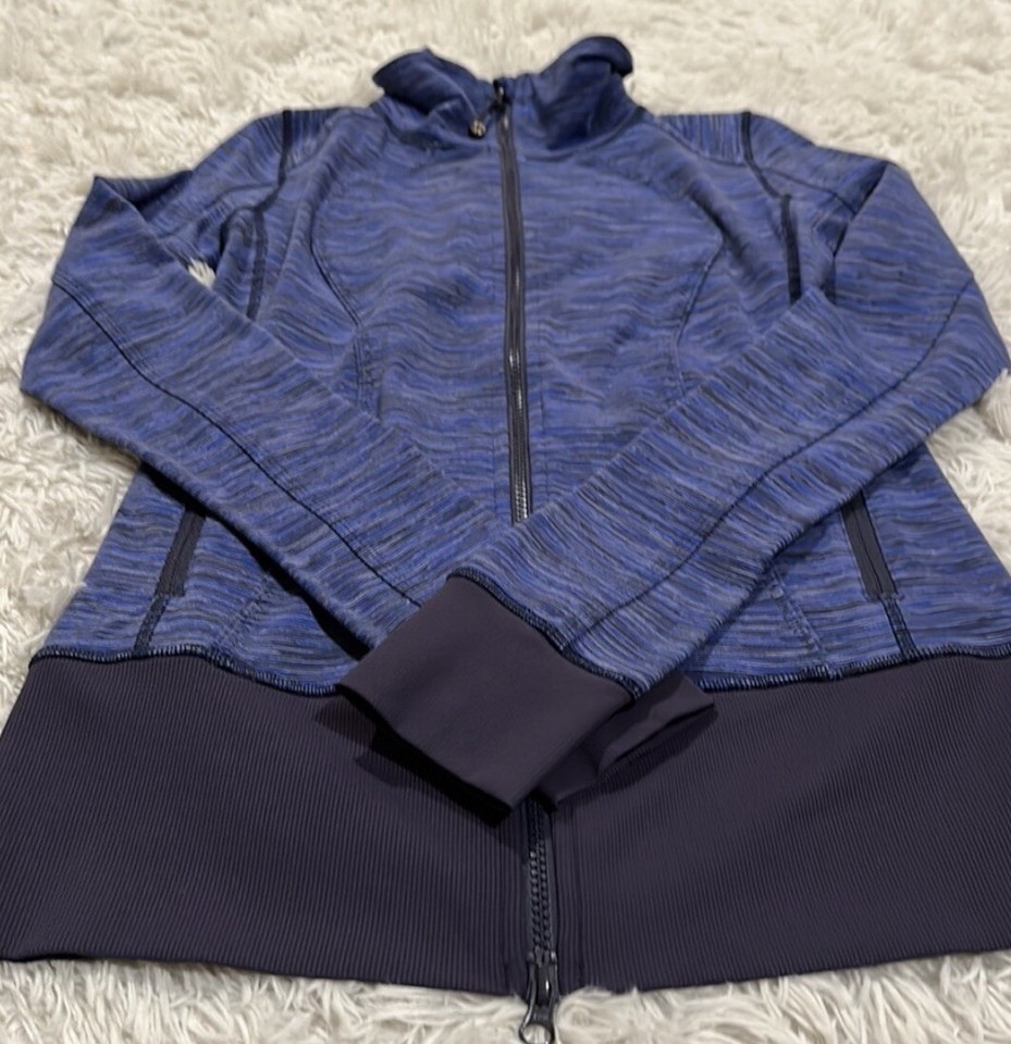 Lululemon Nice Asana Jacket Wee Are From Space Cadet Blue | eBay
