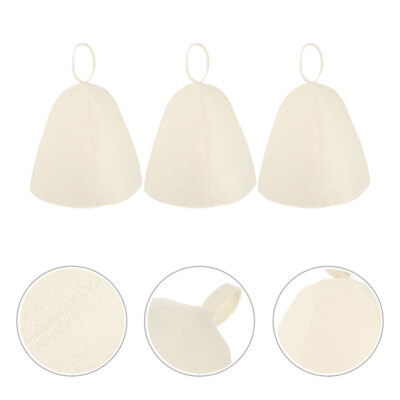 3Pcs russian spa hat Hats Felt Sauna Hat Steam Room Hat Russian Sauna ...