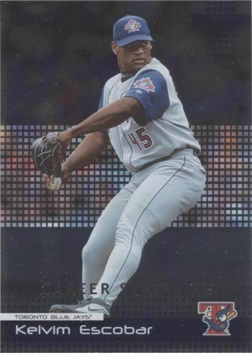 2004 Donruss - Kelvim Escobar #207 Career Stat Line /301 for sale ...