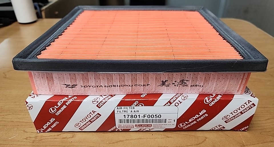 Toyota Camry Avalon Rav4 Highlander Engine Air Filter 17801-F0050 ...