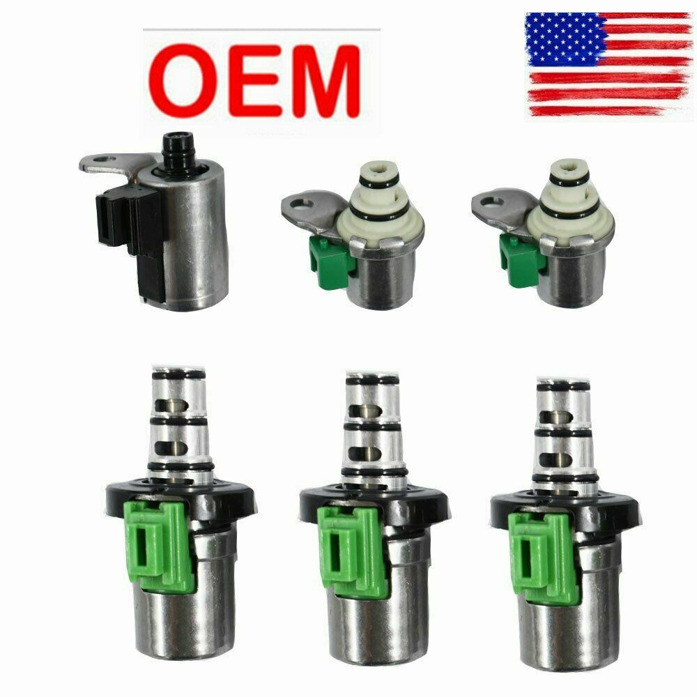 6PCS 4F27E Transmission Complete Solenoid Set For Ford Focus Mazda OEM ...