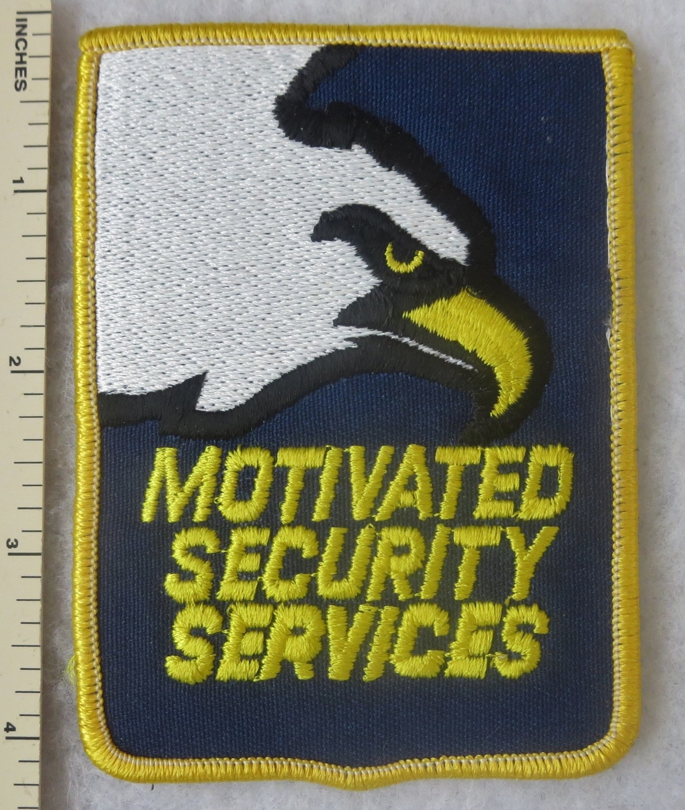 MOTIVATED SECURITY SERVICES PATCH Vintage ORIGINAL | eBay