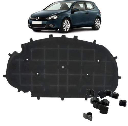 DÄMMMATTE MOTORHAUBE MOTORHAUBENDÄMMUNG SCHALLDÄMMMATTE FÜR VW GOLF 6 ...