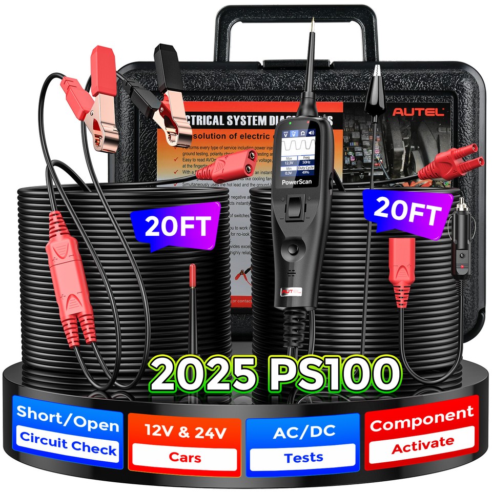 Autel PowerScan PS100 Circuit Tester Electrical Diagnostic Power Probe ...