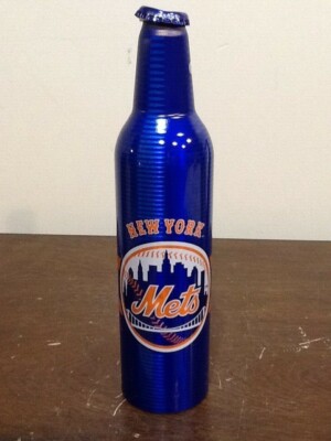 NEW YORK METS MLB BUD LIGHT EMPTY ALUMINUM BEER BOTTLE | eBay