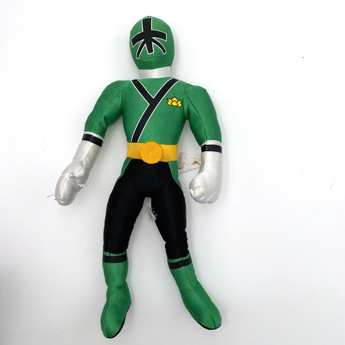 Power Rangers Doll Samurai Green Plush stuffed toy 15" Vintage 2012 | eBay