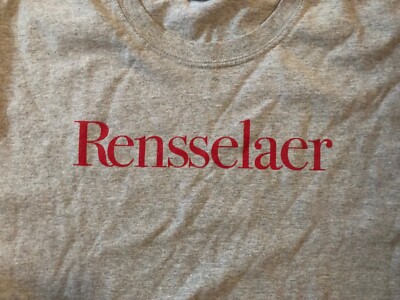 Rensselaer RPI T Shirts Gray Large Gildan | eBay