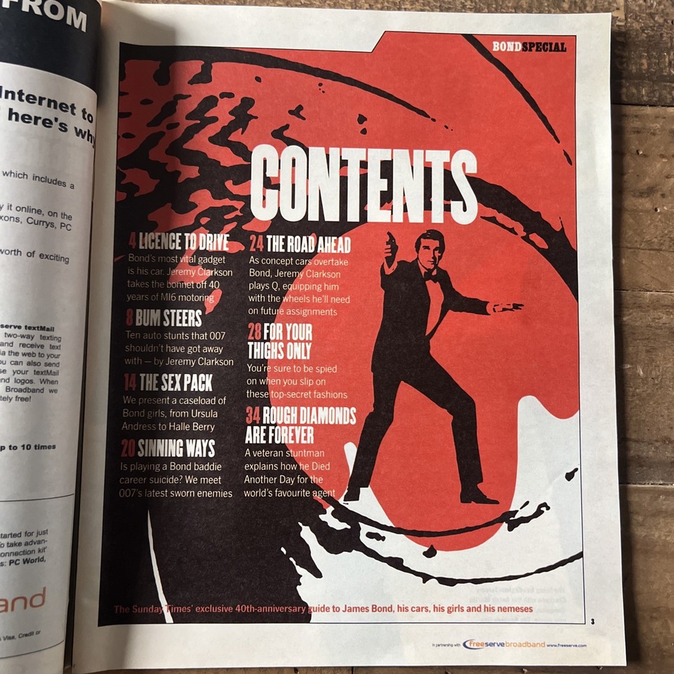 LICENSE TO THRILL 40 YEARS OF BOND JEREMY CLARKSON CARS SUNDAY TIMES ...