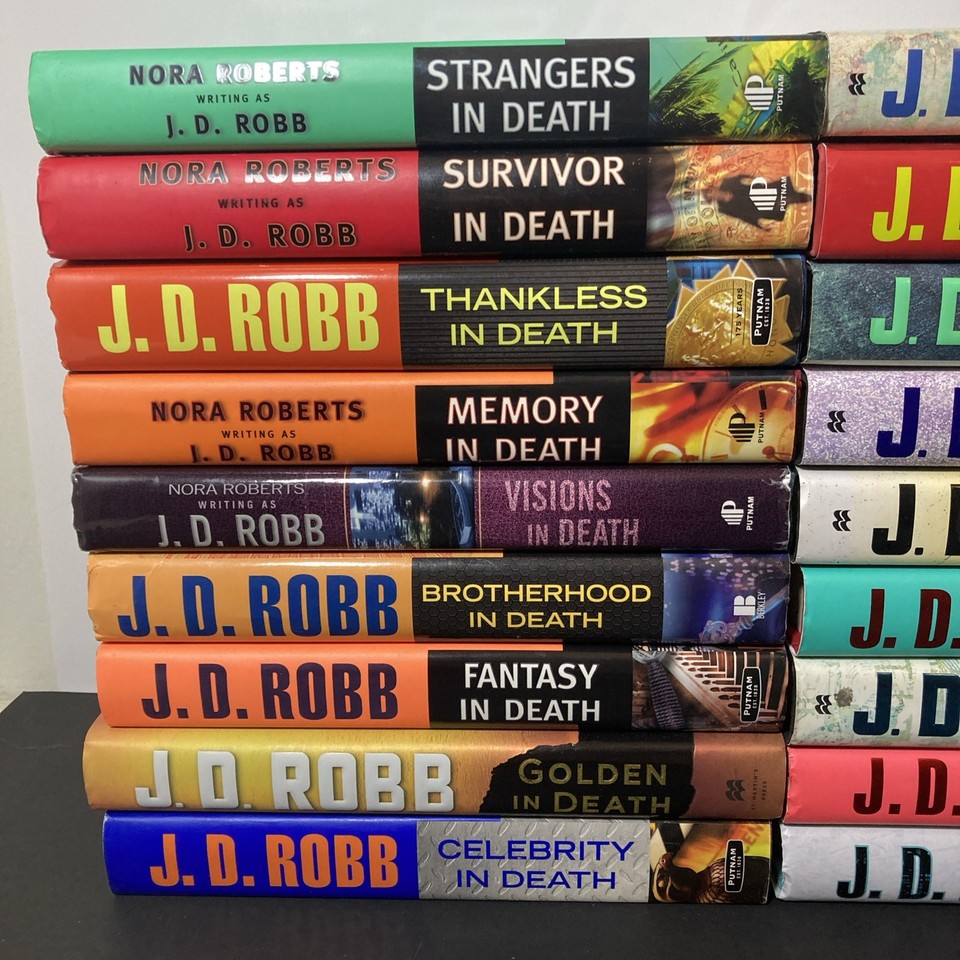 Lot of 18 - J.D. Robb "In Death" Hardcover Books, Nora Roberts Series ...