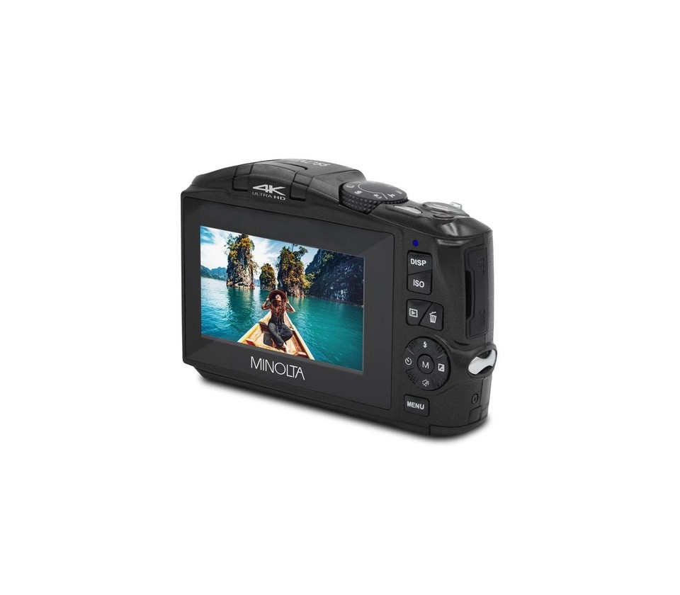Minolta MND55 64 MP Auto Focus / 4K Ultra HD Digital Camera (Black) | eBay