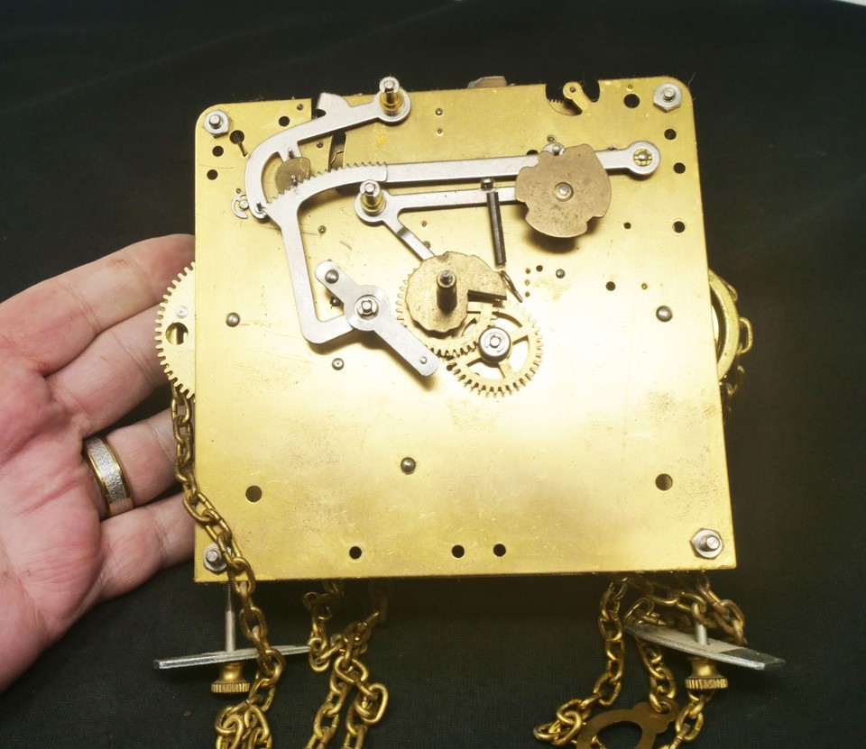 Heinz Jauch 77 875 Grandfather Clock Movement With Chains. 8 Hammers ...