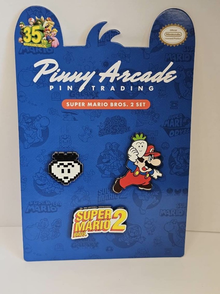 35th Anniversary Super Mario Pinny Arcade Pin Set | eBay