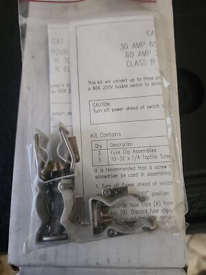 Eaton NSB DS16FK Fuse Reducers and Clips Class R Fuse Kit 30A 600V 50 ...