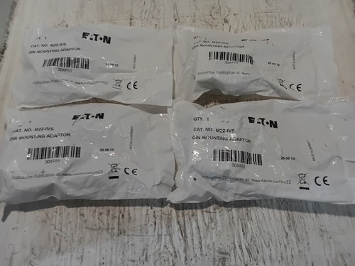 PACK OF 4 Eaton M22-IVS Rail Mounting Adapter for Pushbuttons 22mm ...