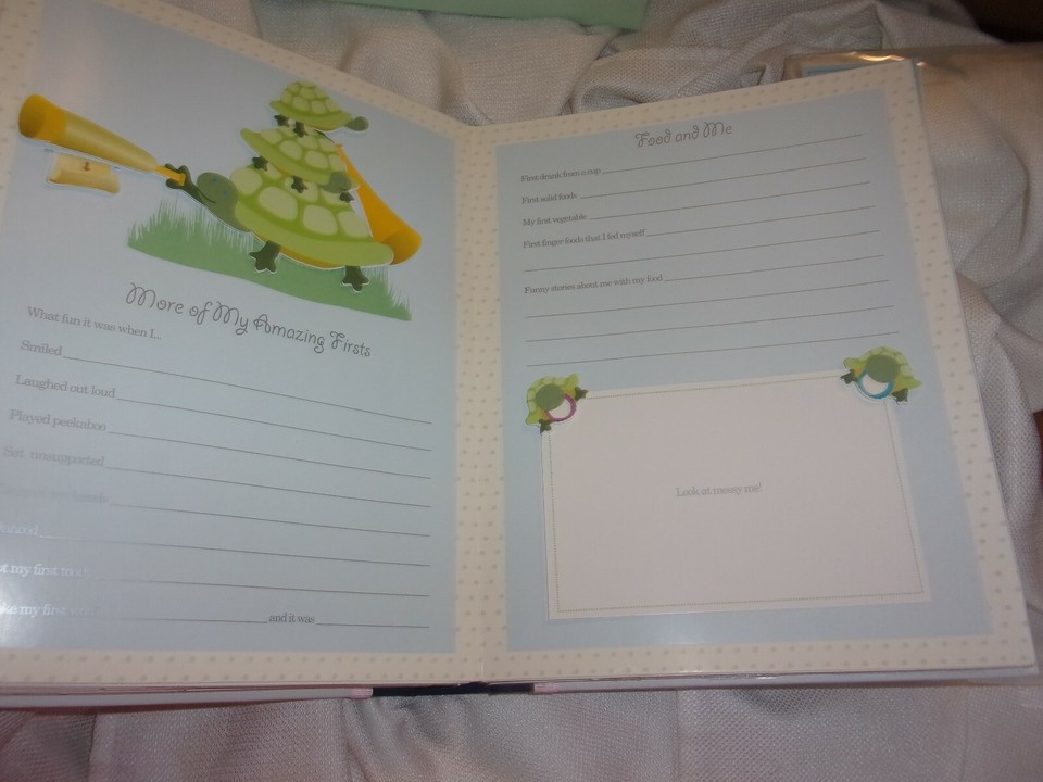 BABYS RECORD my BABY BOOK MEMORY peekaboo jumping jack bunny rabbit | eBay