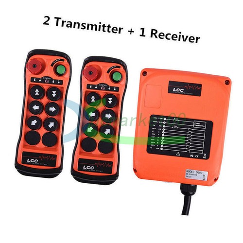 6 Buttons Hoist Wireless Radio Remote Control Crane Lifting Switch ...