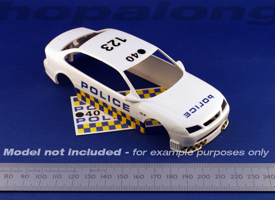 Scalextric/Slot Car 1/32 Scale Emergency Vehicle Decals - 7 options ...