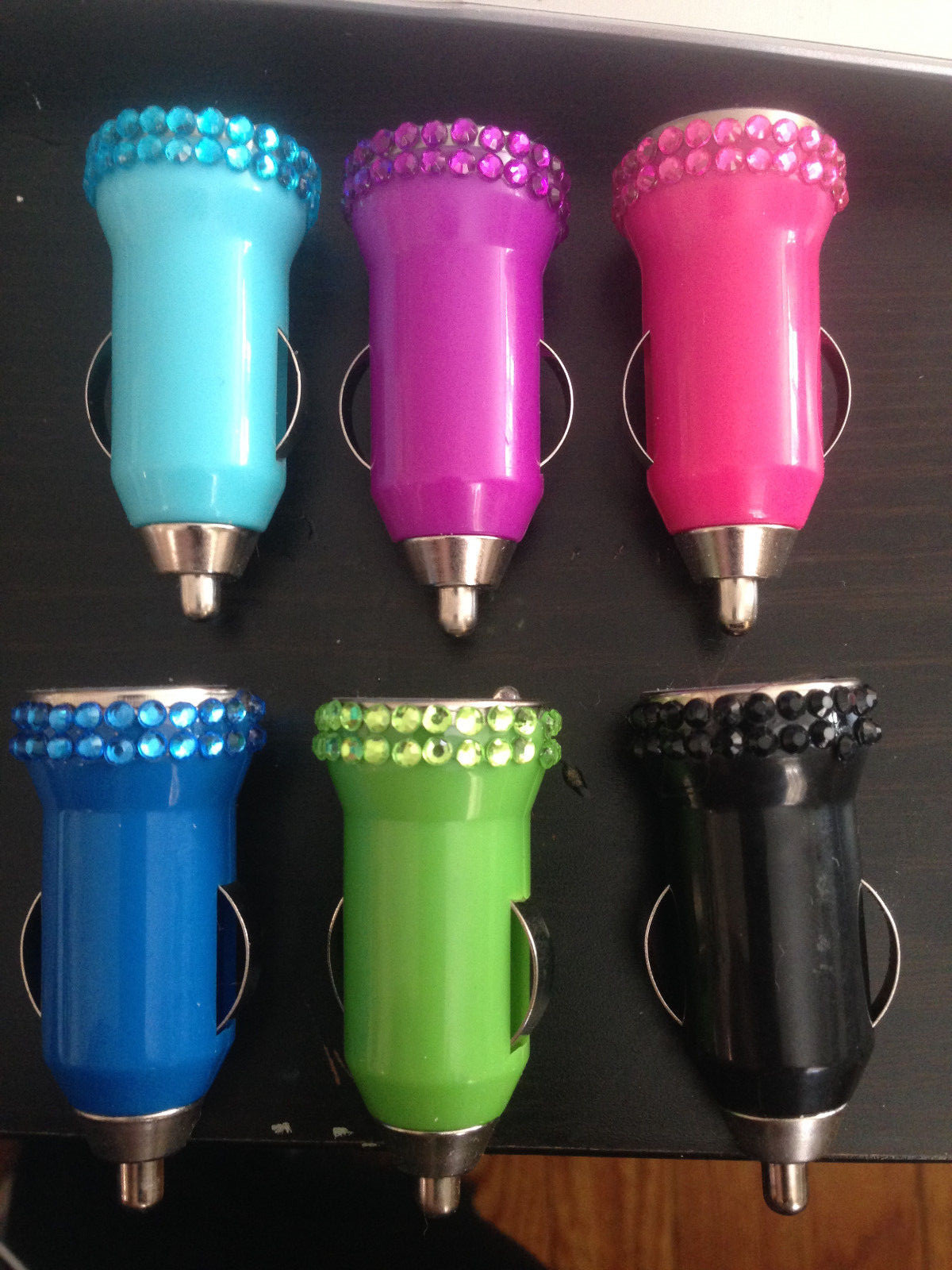 VIBE Bling 1000mA USB Car Charger for Cellphone and Tablet - Various ...