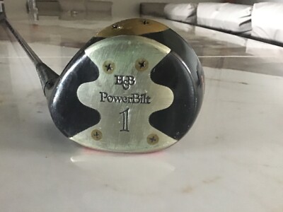 Vintage H & B PowerBilt Citation Golf Persimmon Wood Driver - FANTASTIC ...