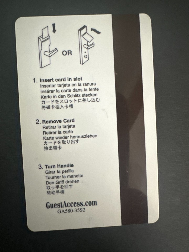 Generic Green Welcome Hotels & Resorts Hotel Room Key Card | eBay