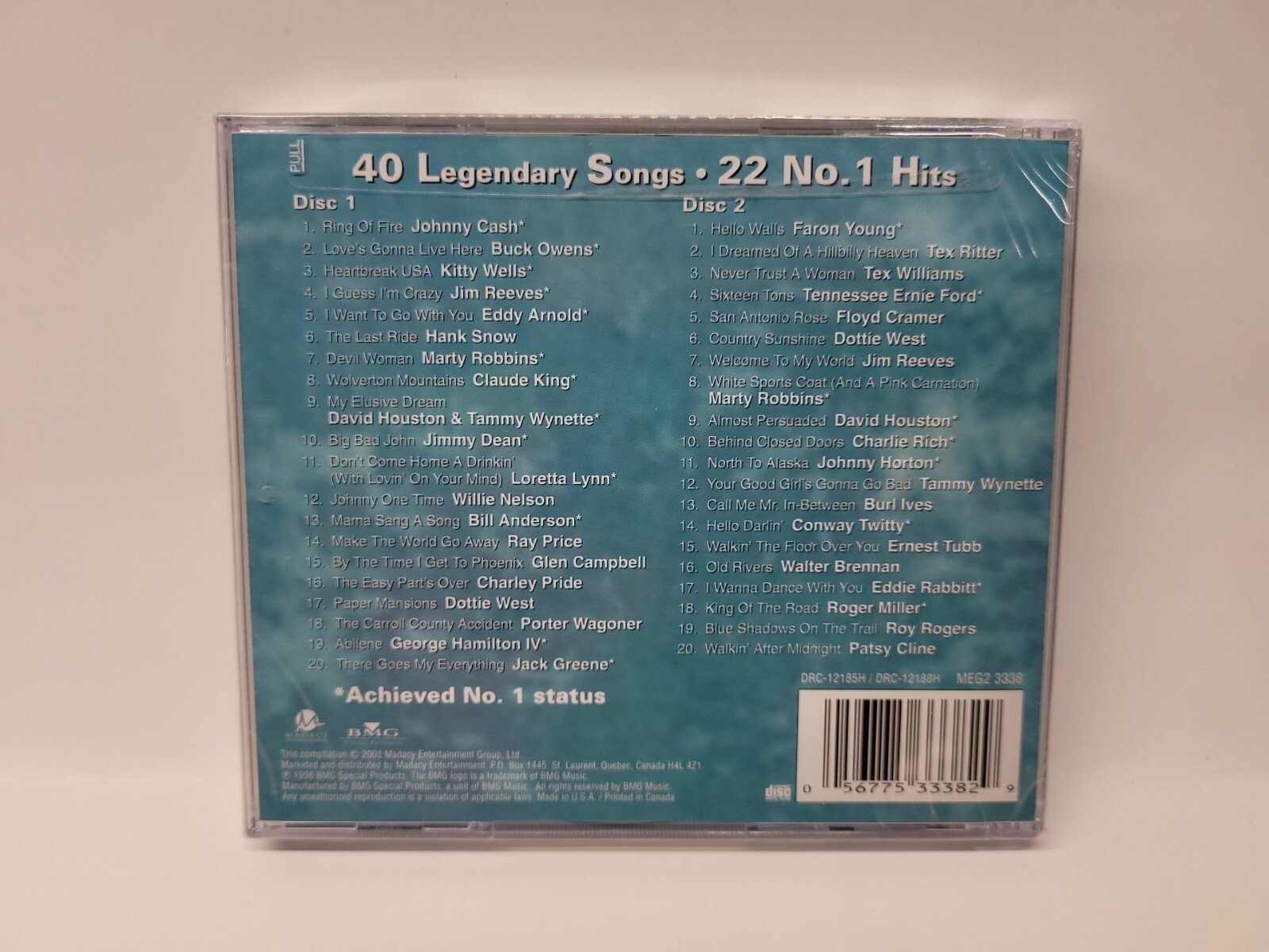 Very Best of Country Legends [Madacy] by Various Artists (CD, Jul-2003 ...