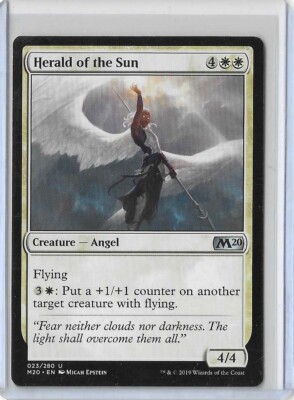 MTG Herald of the Sun Core Set 2020 (M20) Uncommon Magic Card #023 ...
