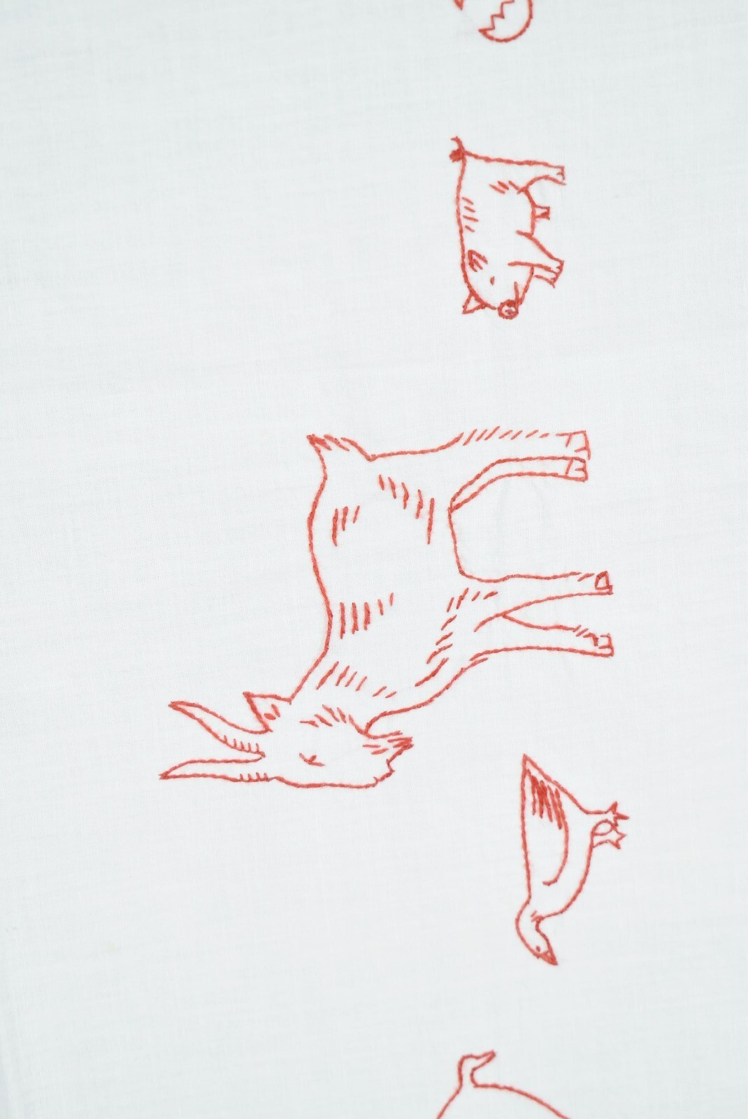 WONDERFUL 1910's / 1920's Redwork Pictorial Summer Spread with Animals ...