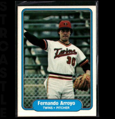 Fernando Arroyo 1982 Fleer #546 ⚾ Minnesota Twins Baseball Card | eBay