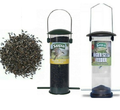 NIGER FEEDER - (Standard / Metal) - Supa Wild Bird Nyjer Seed Holder bp ...
