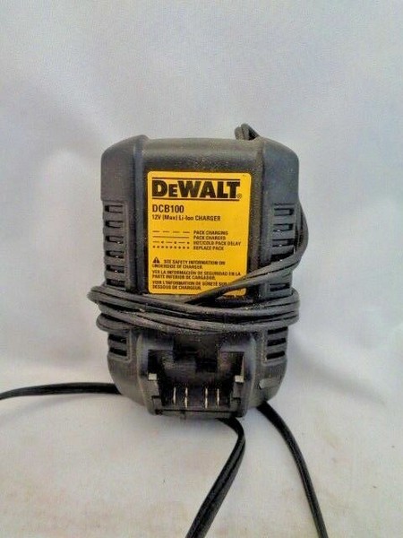 DEWALT DCB100 12V MAX LITHIUM ION CHARGER for sale online | eBay