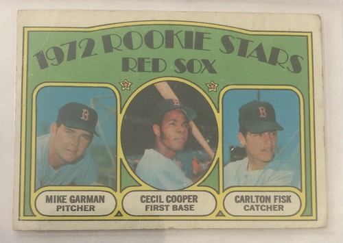1972 TOPPS BOSTON RED SOX ROOKIES CARD #79 - CARLTON FISK | eBay