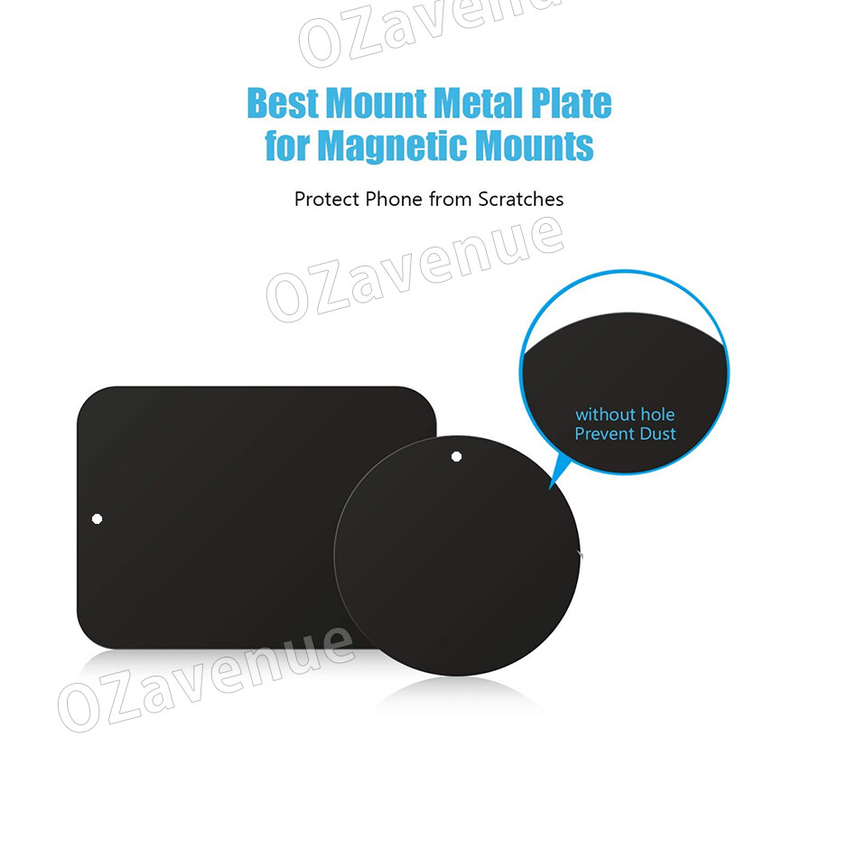 4/8 Metal Plate Magnetic Car Phone Holder Accessories Magnet Phone ...