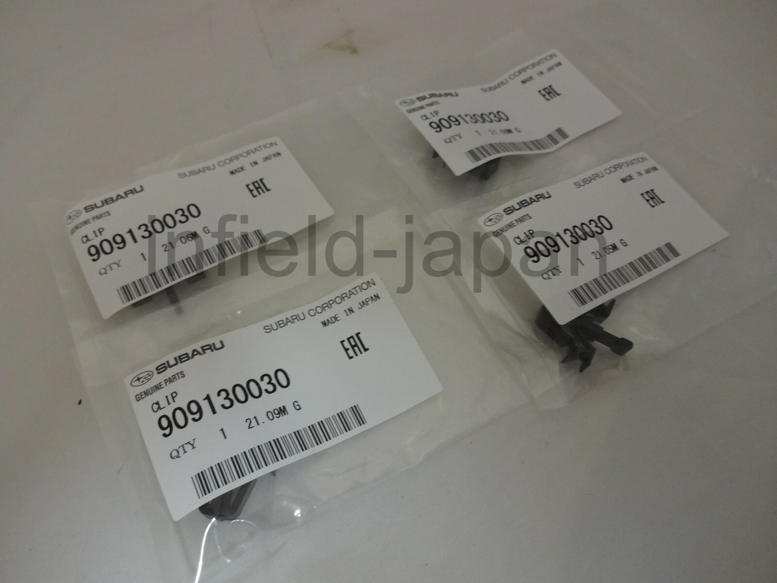 Genuine Subaru 2002-2005 Impreza WRX STi Front Grille Clips 909130030 ...