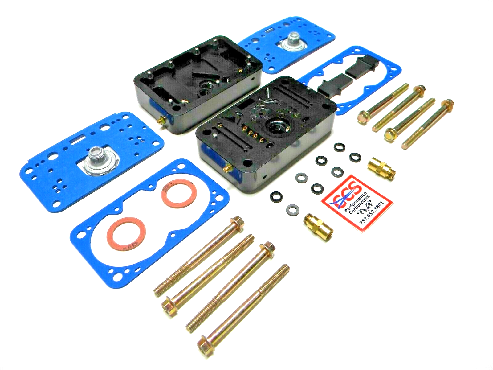 Holley QFT CCS 1250 CFM Methanol 3 Circuit Racing Metering Block Kit ...