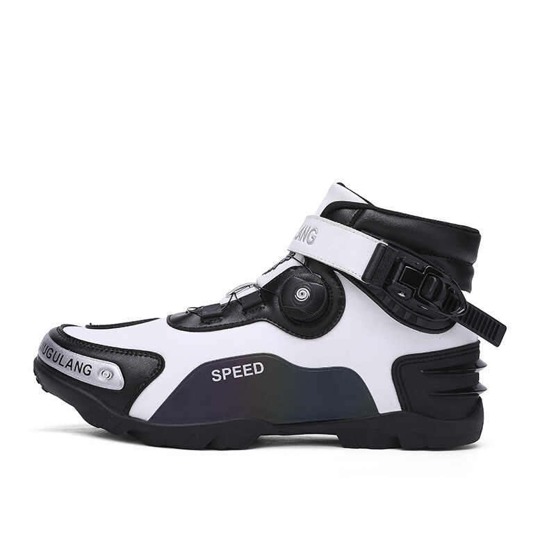 Motorcycle Riding Boots Off-road Biker Shoes Adult Motorcyclist ...