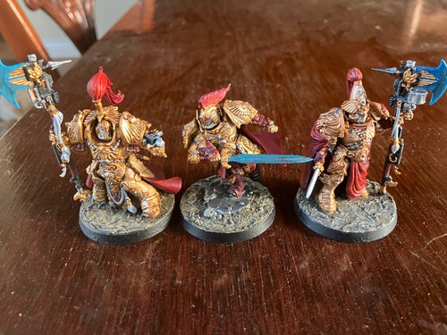 Custodes 40k Painted models, 3 characters | eBay